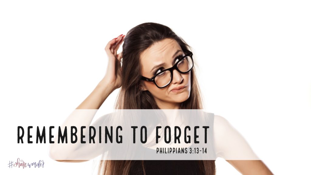 Remembering To Forget